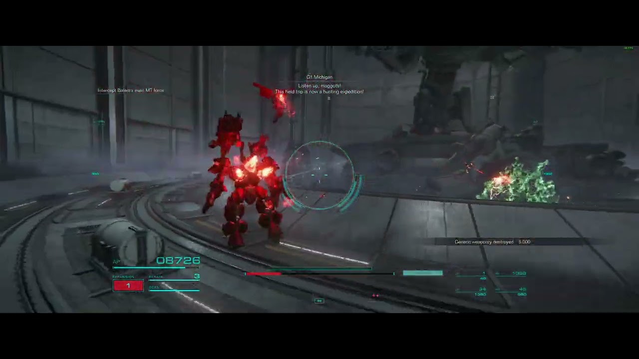 ARMORED CORE VI FIRES OF RUBICON - MISSION INTERCEPT THE REDGUNS - AC6 ...