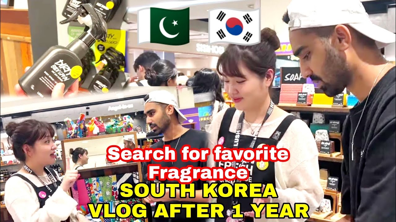 My first Vlog In South Korea After 1 Year PART 1 | LUSH BODY SPRAY ...