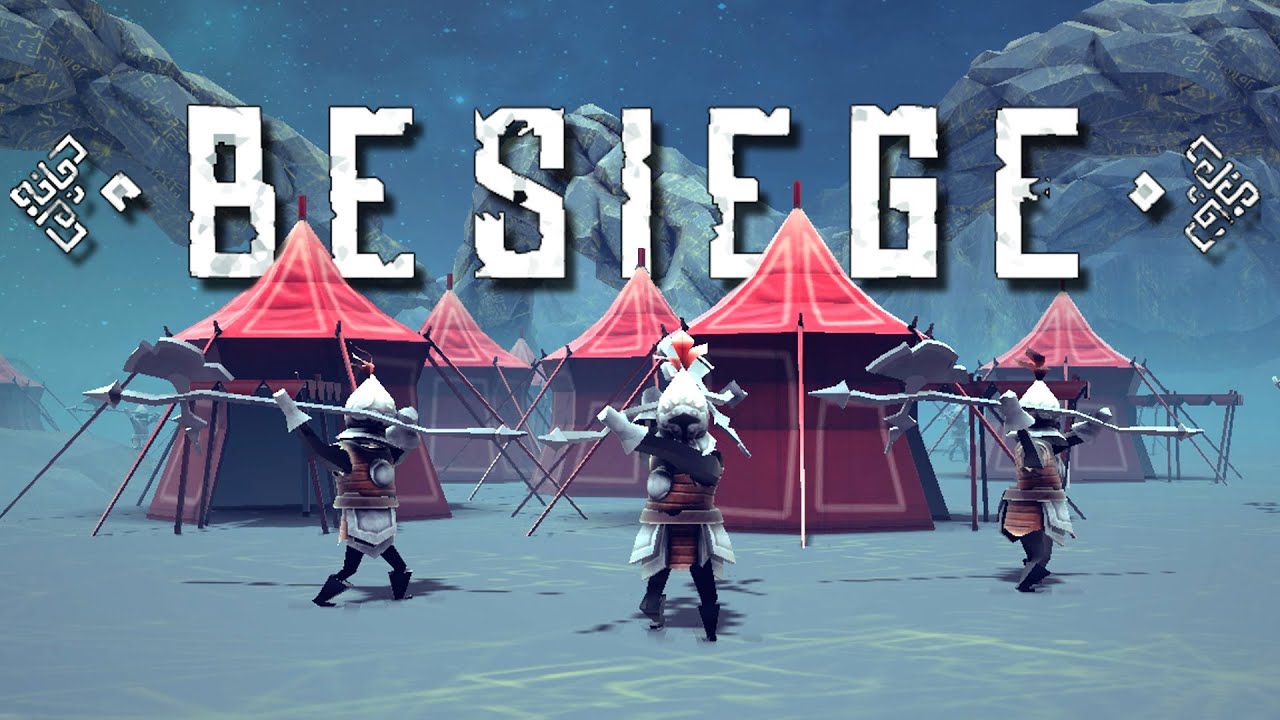 BESIEGE - New Sandbox Map Exploration Gameplay! - Besiege V0.30 Update ...