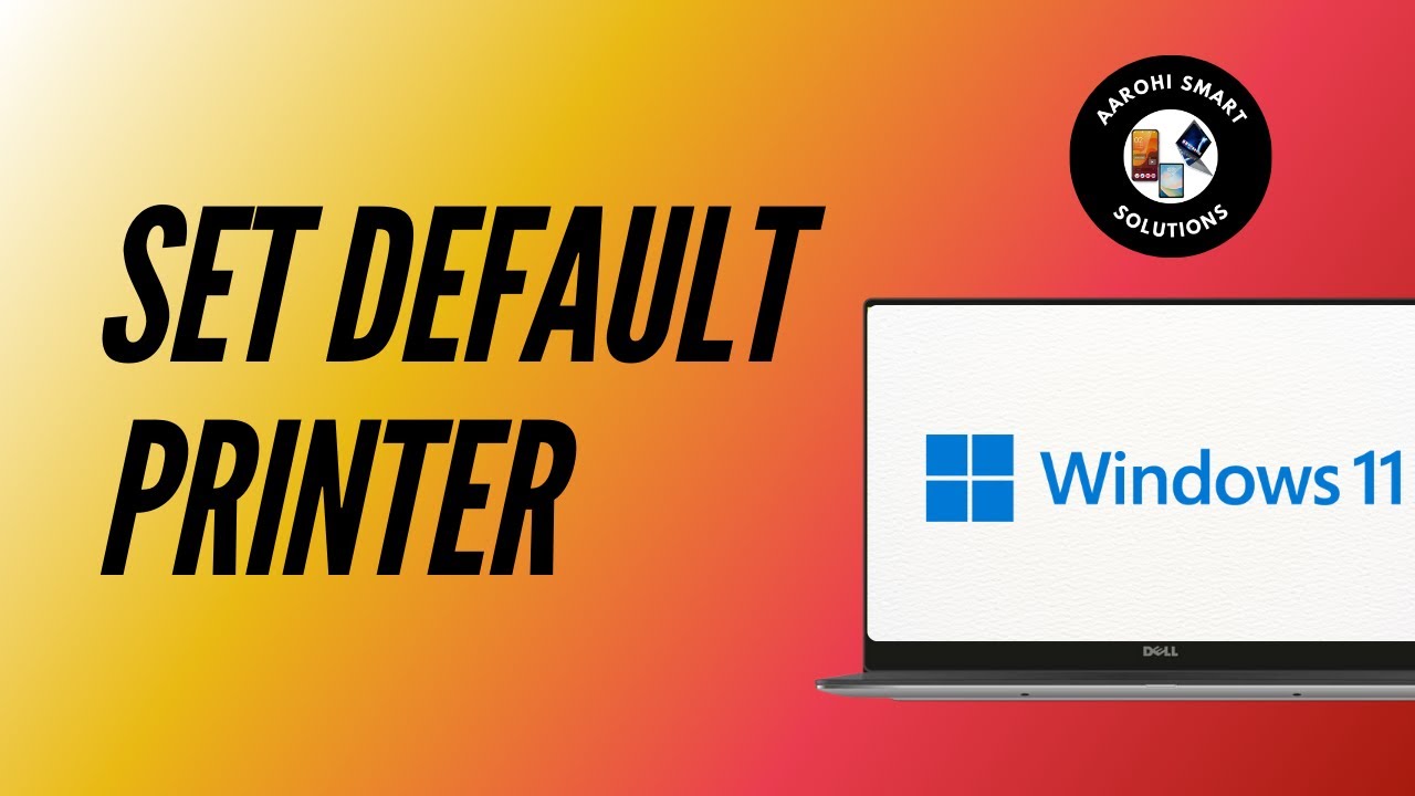 How to Set Default Printer in Windows 11 - YouTube
