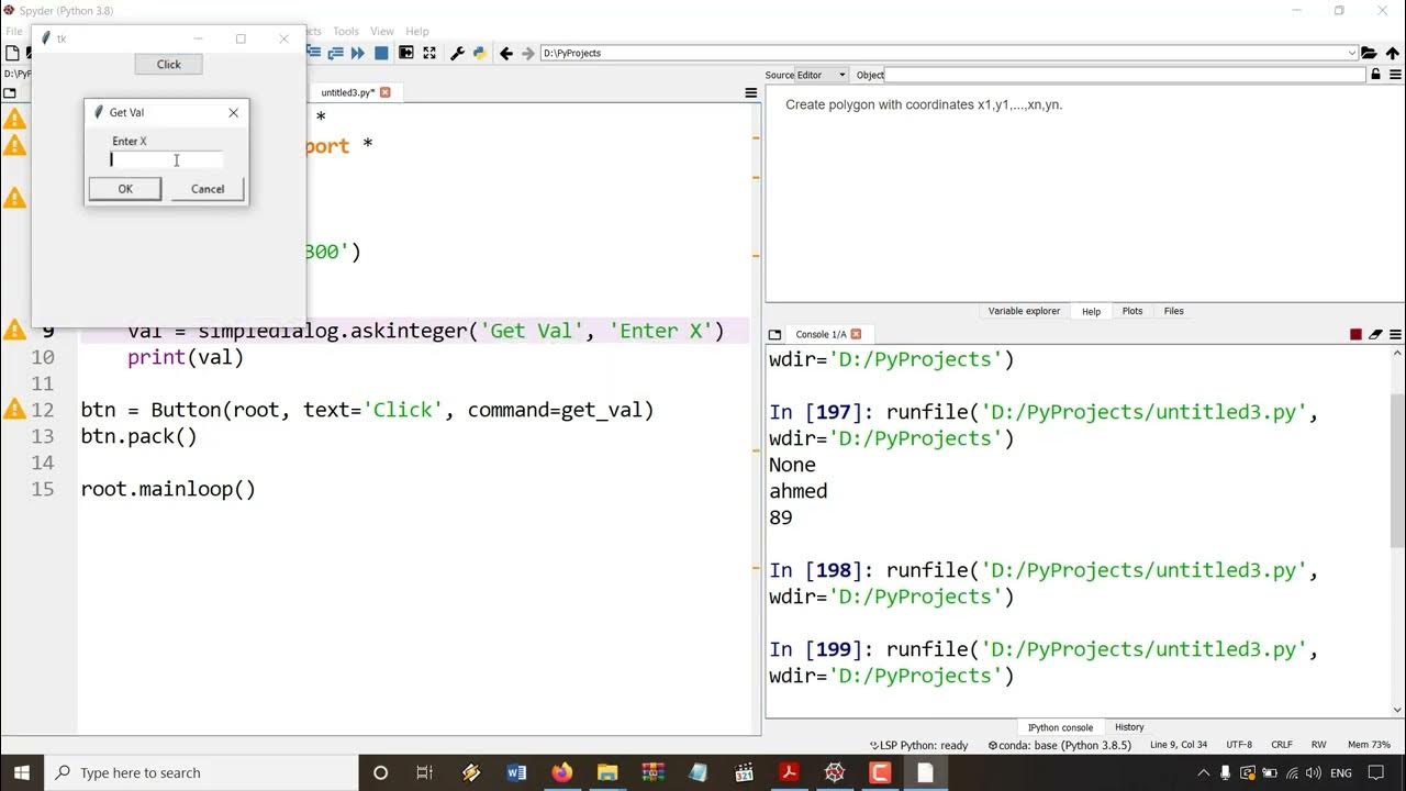 25 Tkinter - Dialog Box - YouTube