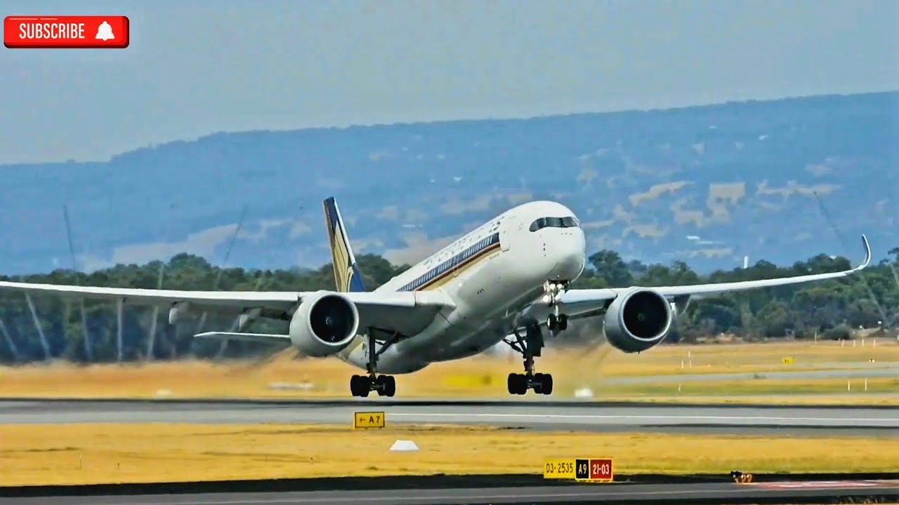Planes Take off | Perth | Australia - YouTube