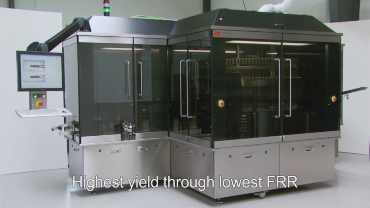 CVT Syringe Automatic Inspection Machine - YouTube