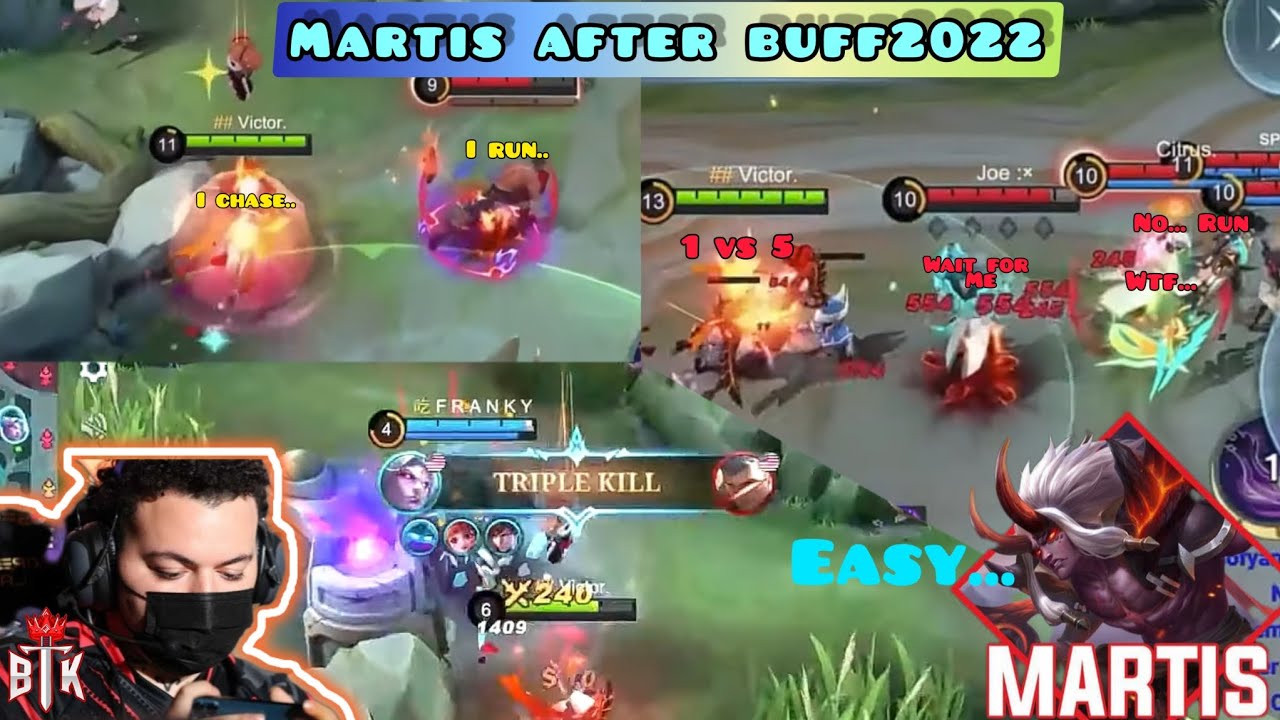 BTK VICTOR'S MARTIS IS INSANE🔥||AFTER PATCH 🤯|| BTK 😱|| 2022 BUILD ...