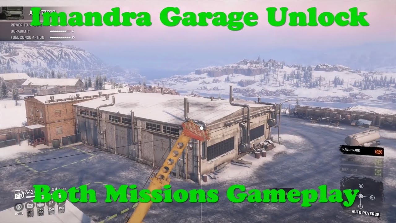 SnowRunner Imandra Garage Unlock Both Missions Gameplay - YouTube