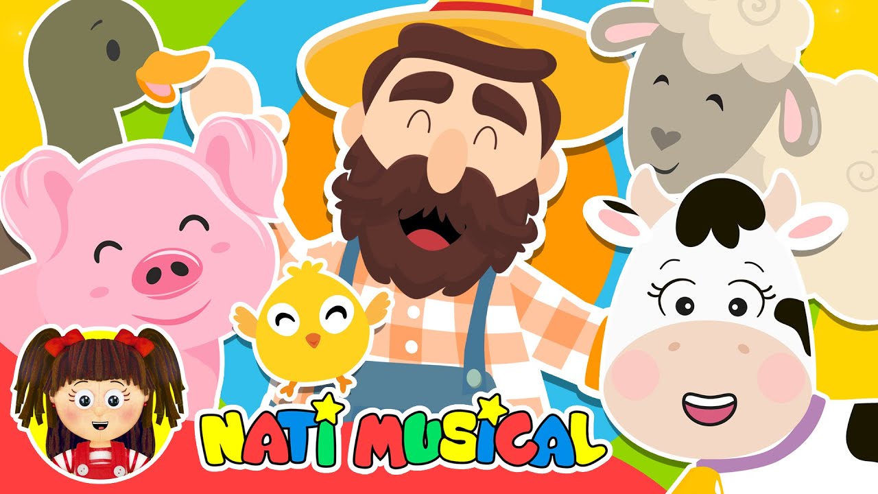 En La Granja de mi Tio🐄🐖🦆 Canciones Infantiles 🎵 Nati Musical ⭐ - YouTube