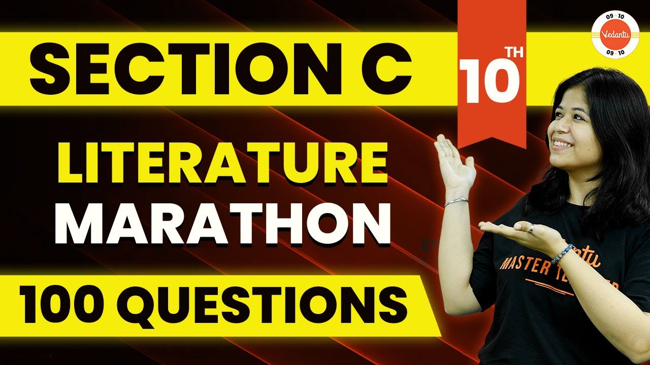 English Section C Literature Last Revision Marathon 100 Questions CBSE ...