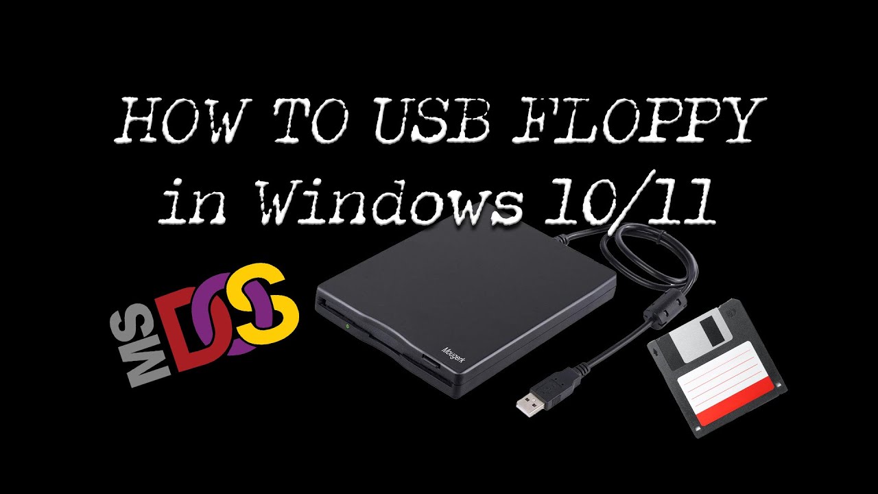 Write floppy disk images to USB Floppy Drive - YouTube
