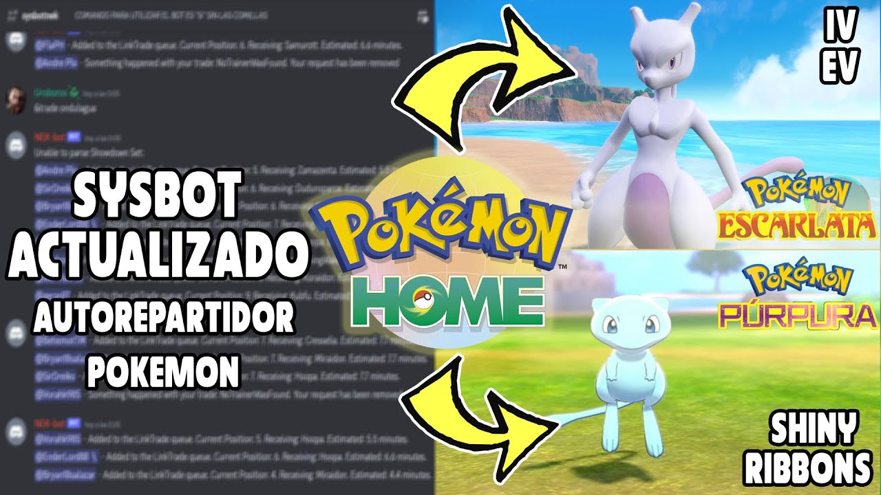 TUTORIAL SYSBOT 2023: OBTEN EL POKEMON QUE DESEAS INCLUIDO LOS DE ...