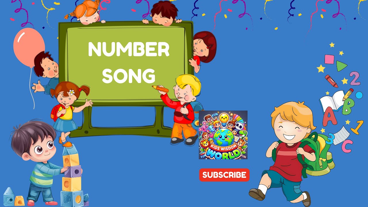Number Song | Nursery Rhymes For Kids - Numbers Song For Kids - 123 ...
