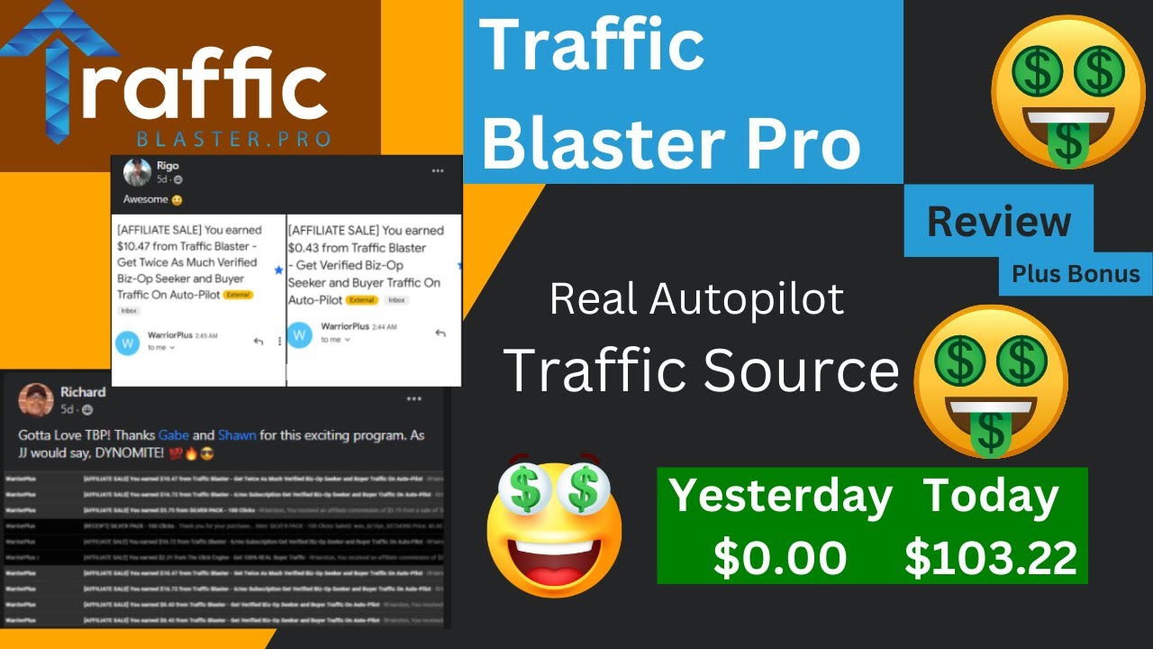 Traffic Blaster Pro Review - The Most Advanced Automatic Traffic Source ...