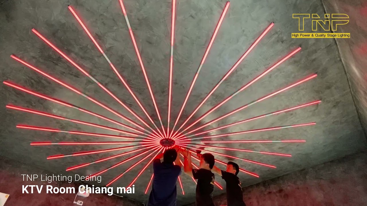 TNP Lighting Design KTV Party Room chiang mai EP2 - YouTube