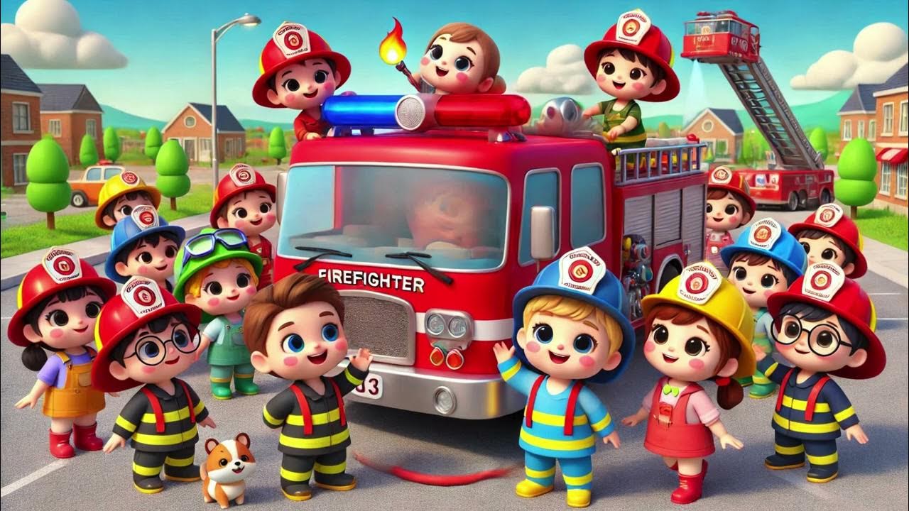 "Firetruck Roll Call – A Fun Kids Song About Firefighters, Firetrucks ...