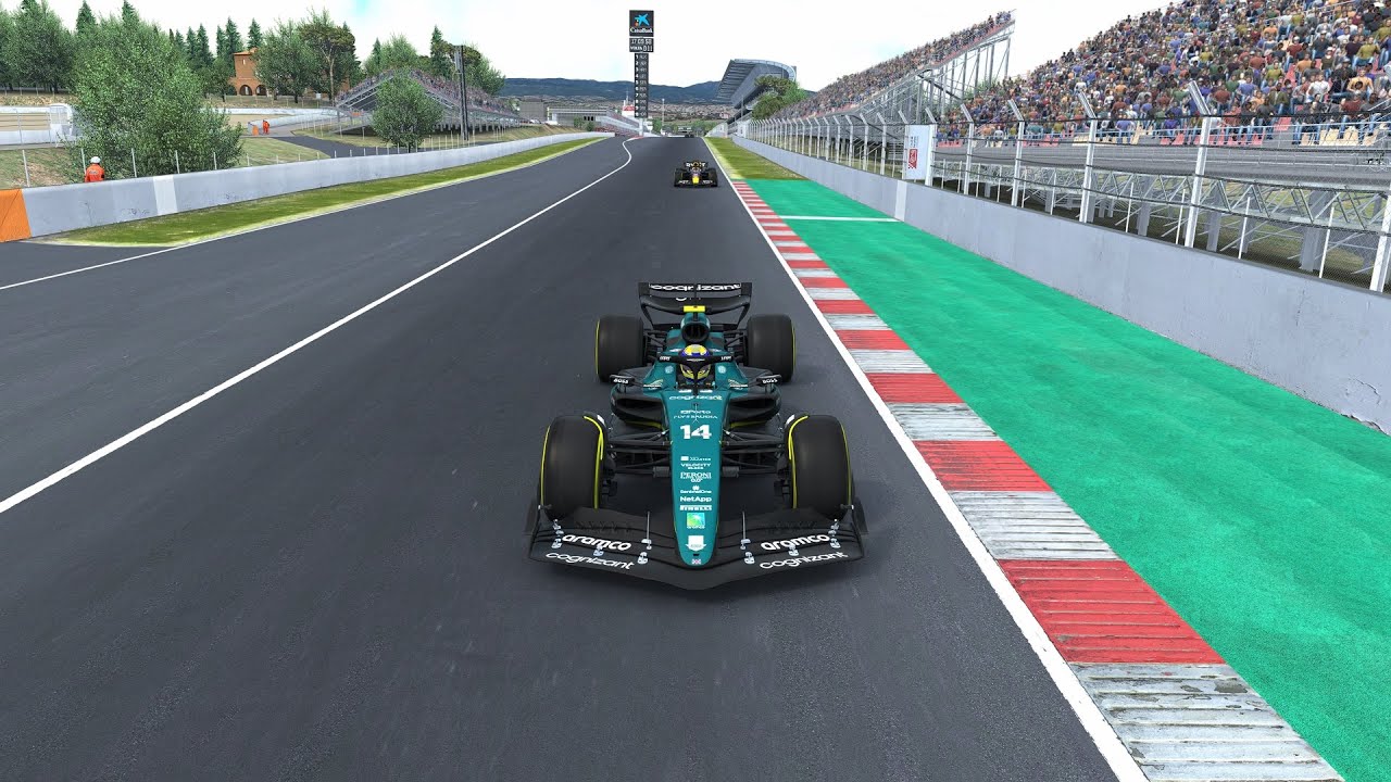 On Board Lap With Fernando Alonso At Barcelona New Track Layout #f1 # ...