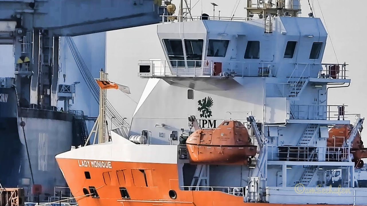 Frachtschiff LADY MONIQUE cargo seaship PCMC IMO 9904352 BJ 2022 Emden ...