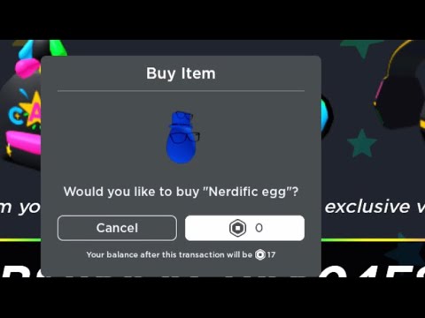 Snipping Nerdific egg in Roblox... - YouTube