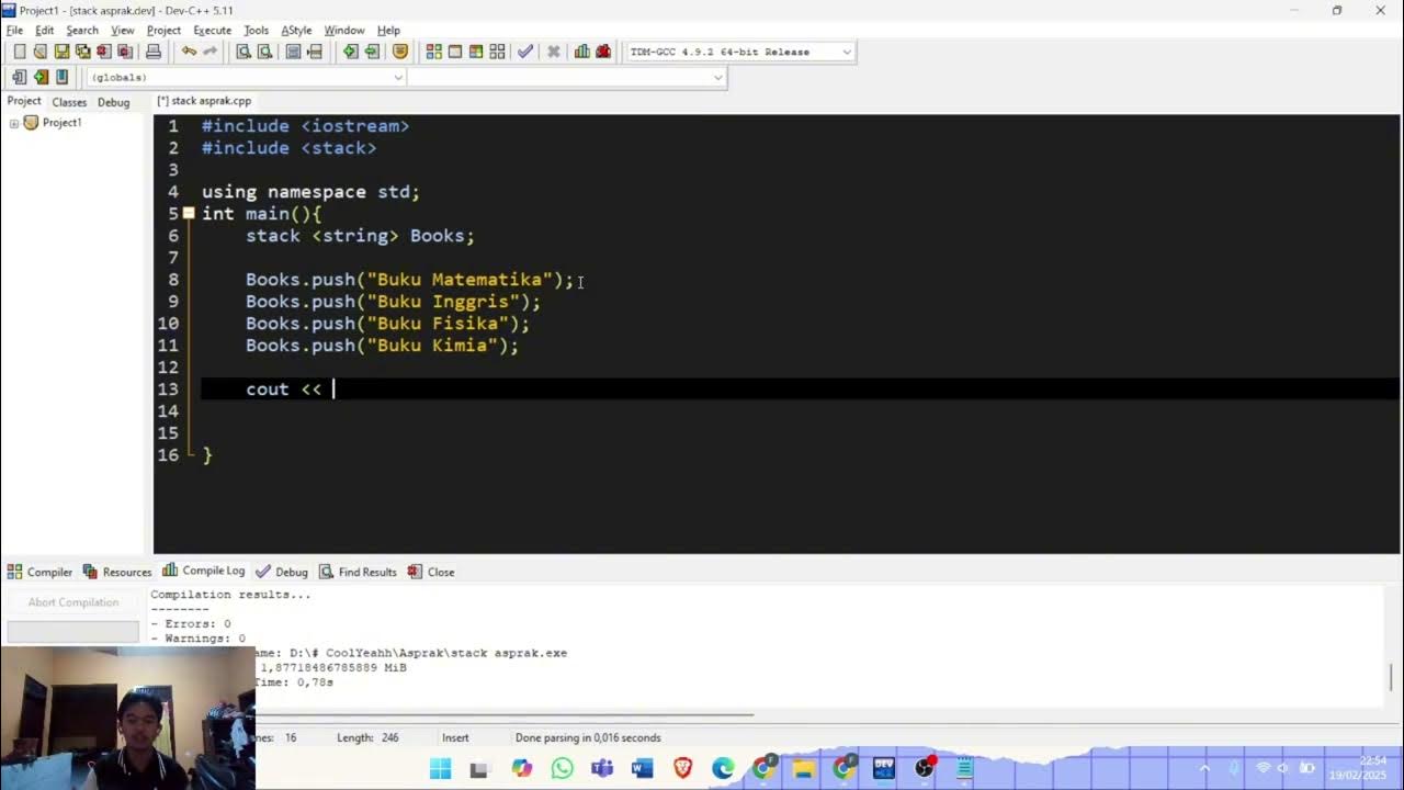 MATERI STACK | MATA KULIAH STRUKTUR DATA - YouTube