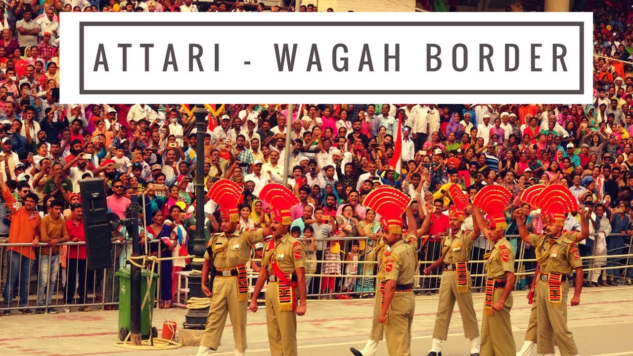 Attari - Wagah Border Ceremony | Soldier's March - YouTube