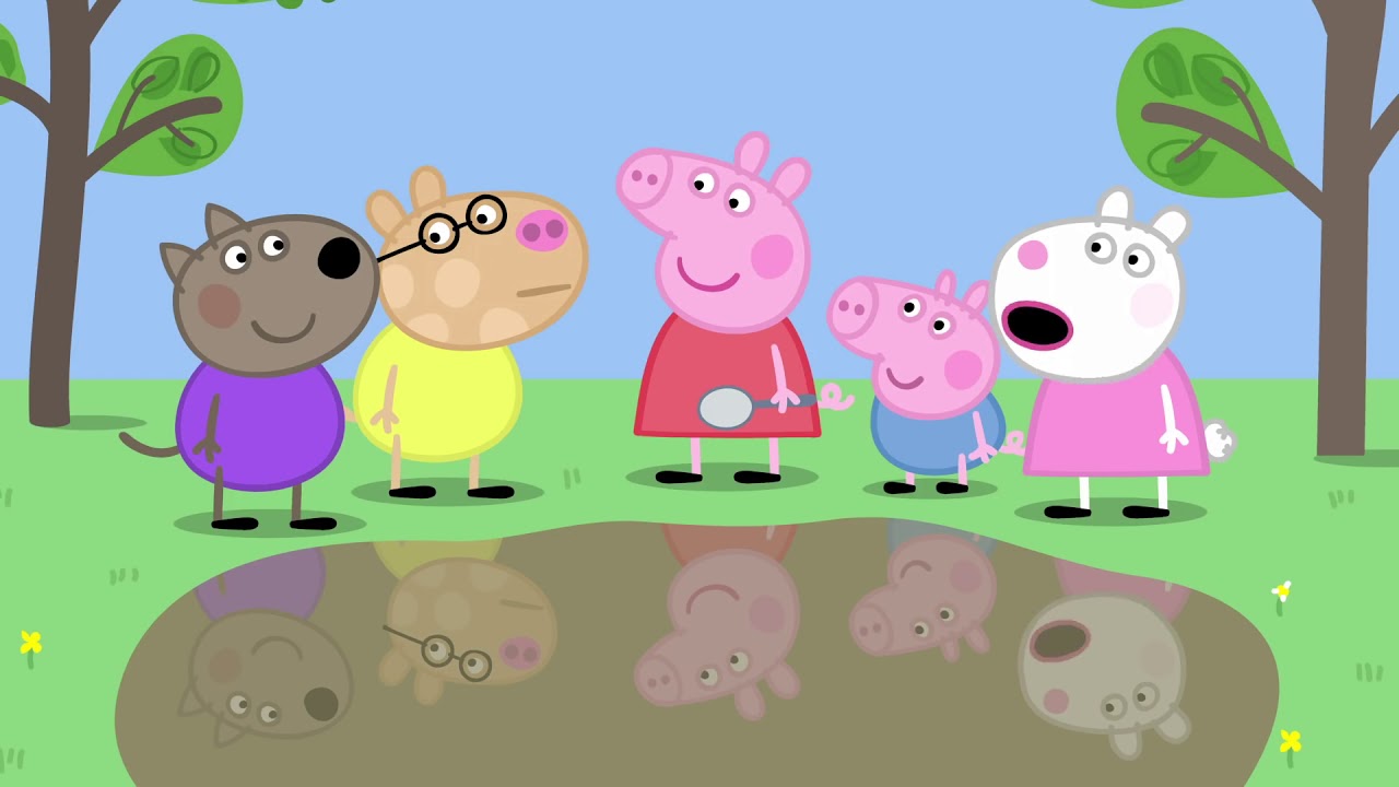 Peppa Pig English Episodes Robbie and Rosie Rabbit! Cartoons for ...