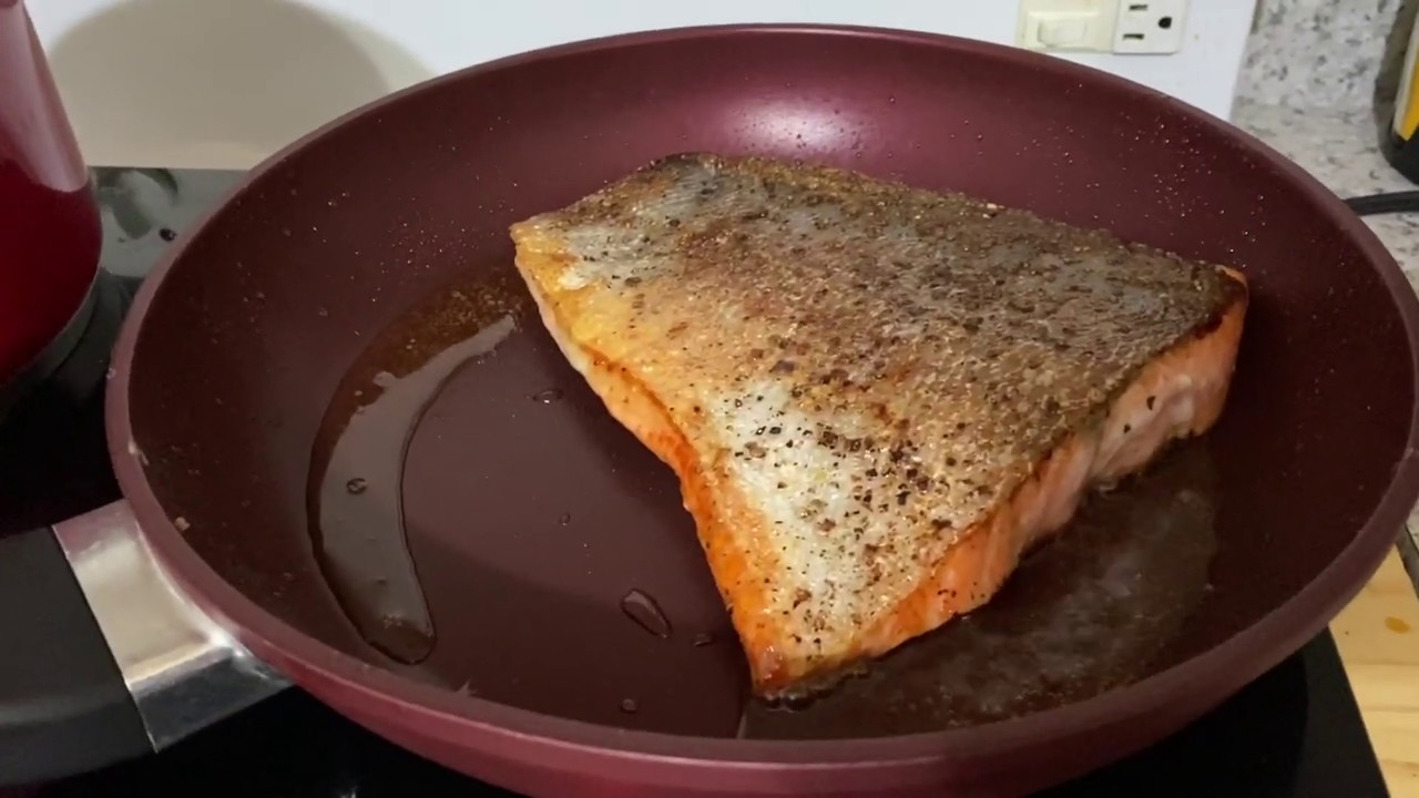 (Filipino food) Fried salmon with Misua patola the best combination ...