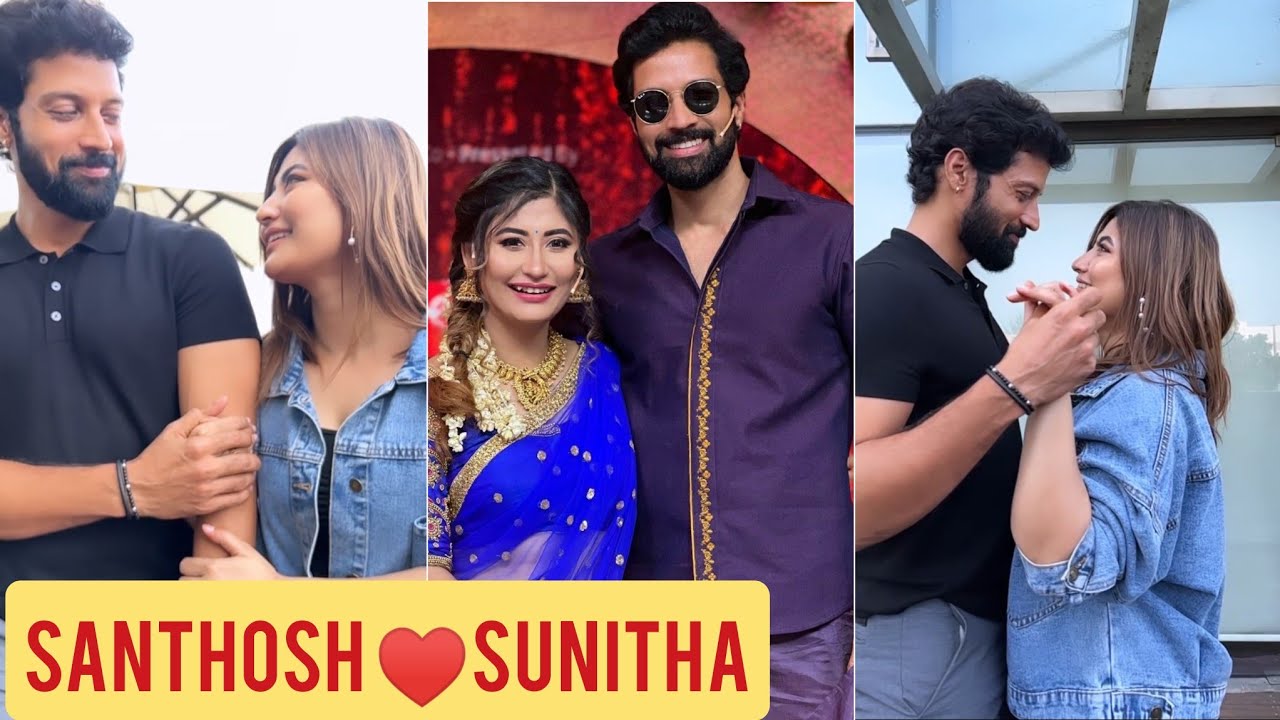 CWC fame Santhosh♥️Sunitha viral video #reels - YouTube