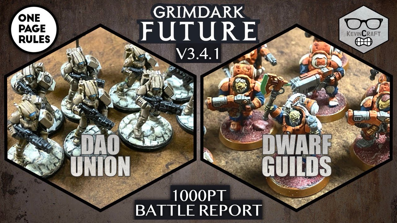 [16] DAO Union vs Dwarf Guilds | OnePageRules Battle Report - YouTube