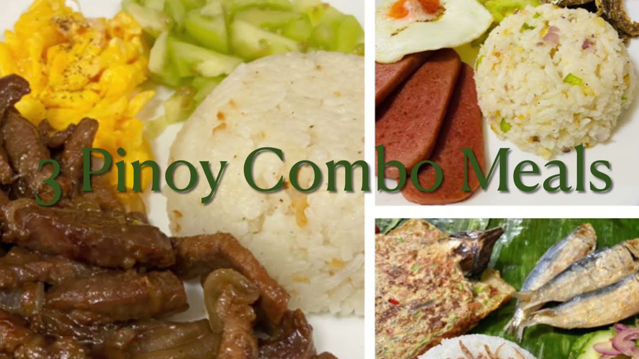 EP#2: Super Sarap Pinoy Combo Meals / Breakfast Ideas #almusal # ...
