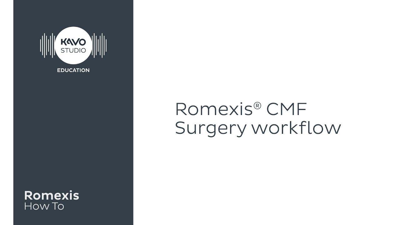 Romexis How To: Romexis CMF Surgery workflow - YouTube