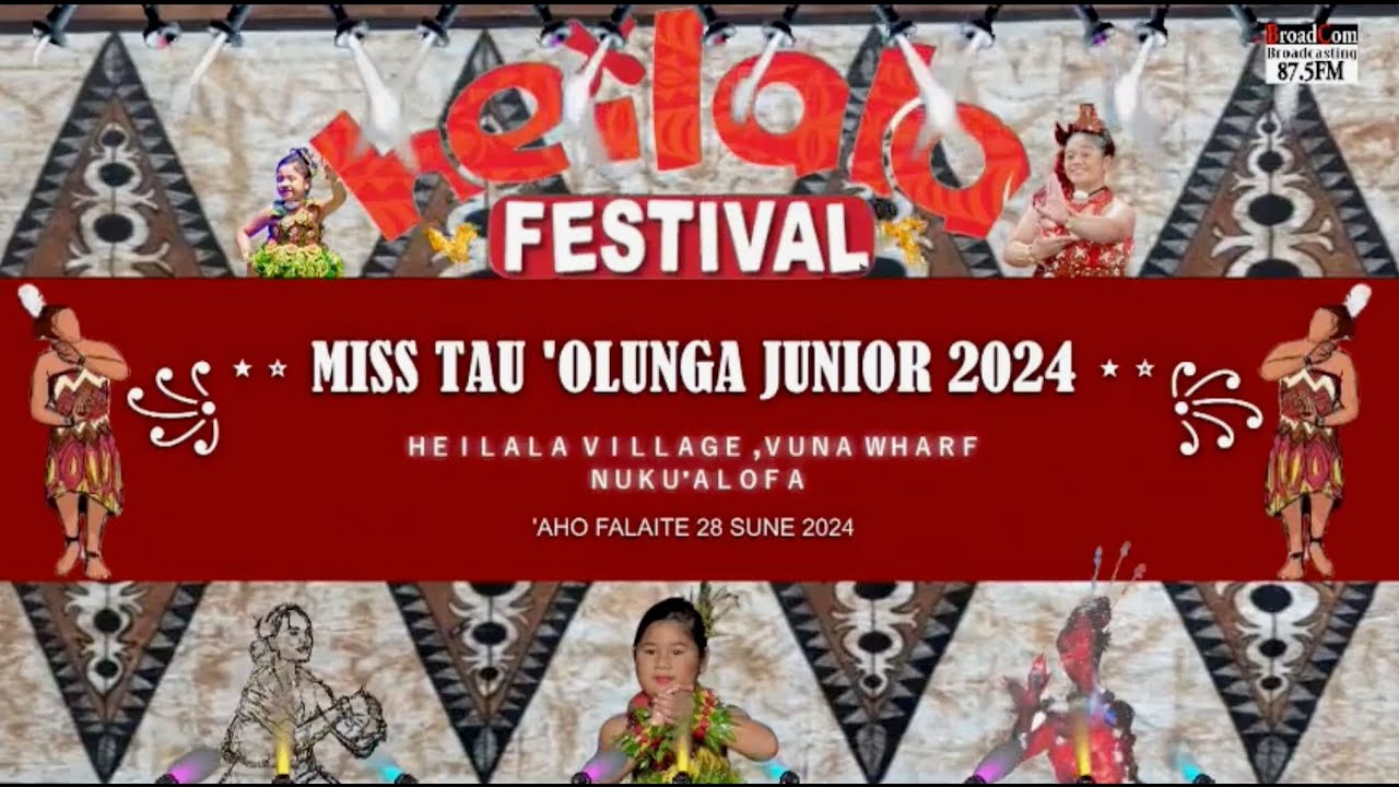 Heilala Festival Cultural Dance Competition: Junior Miss Tau'olunga ...
