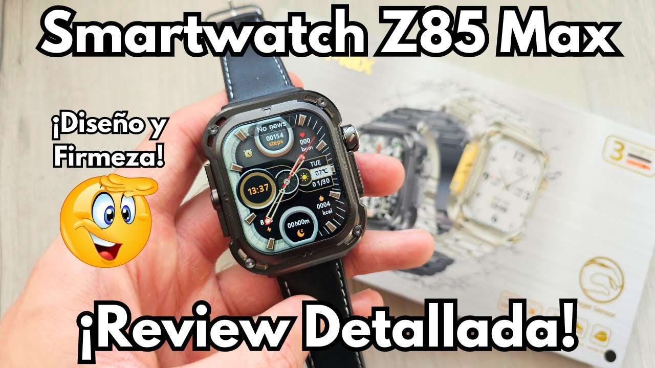 Smartwatch Z85 Max 💥 ¡Diseño Único con Marcos NOTABLES! Review COMPLETA ...