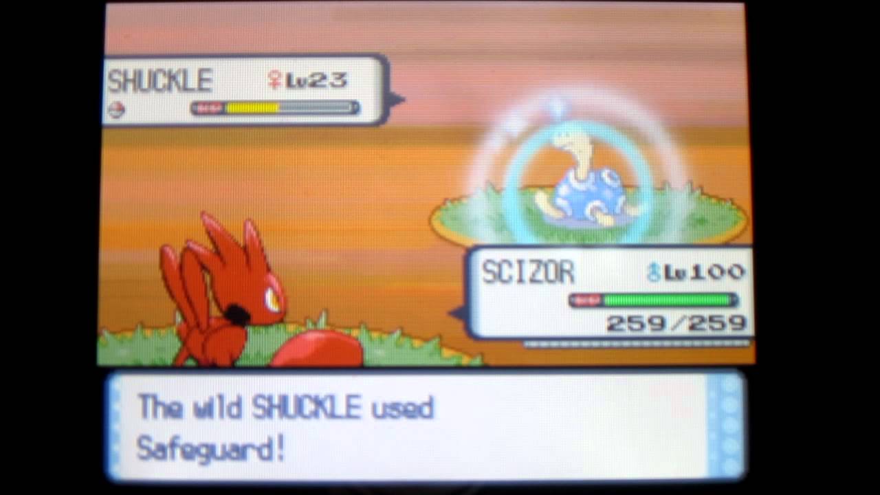 Shiny Shuckle (1 of 8) Chaining with the PokeRadar (Pokemon Diamond ...
