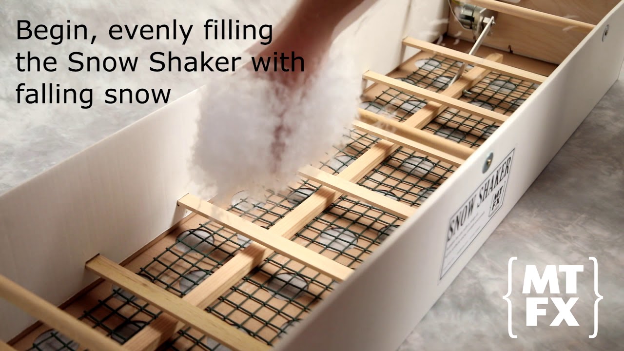 The Snow Shaker - Falling Snow Machine - YouTube
