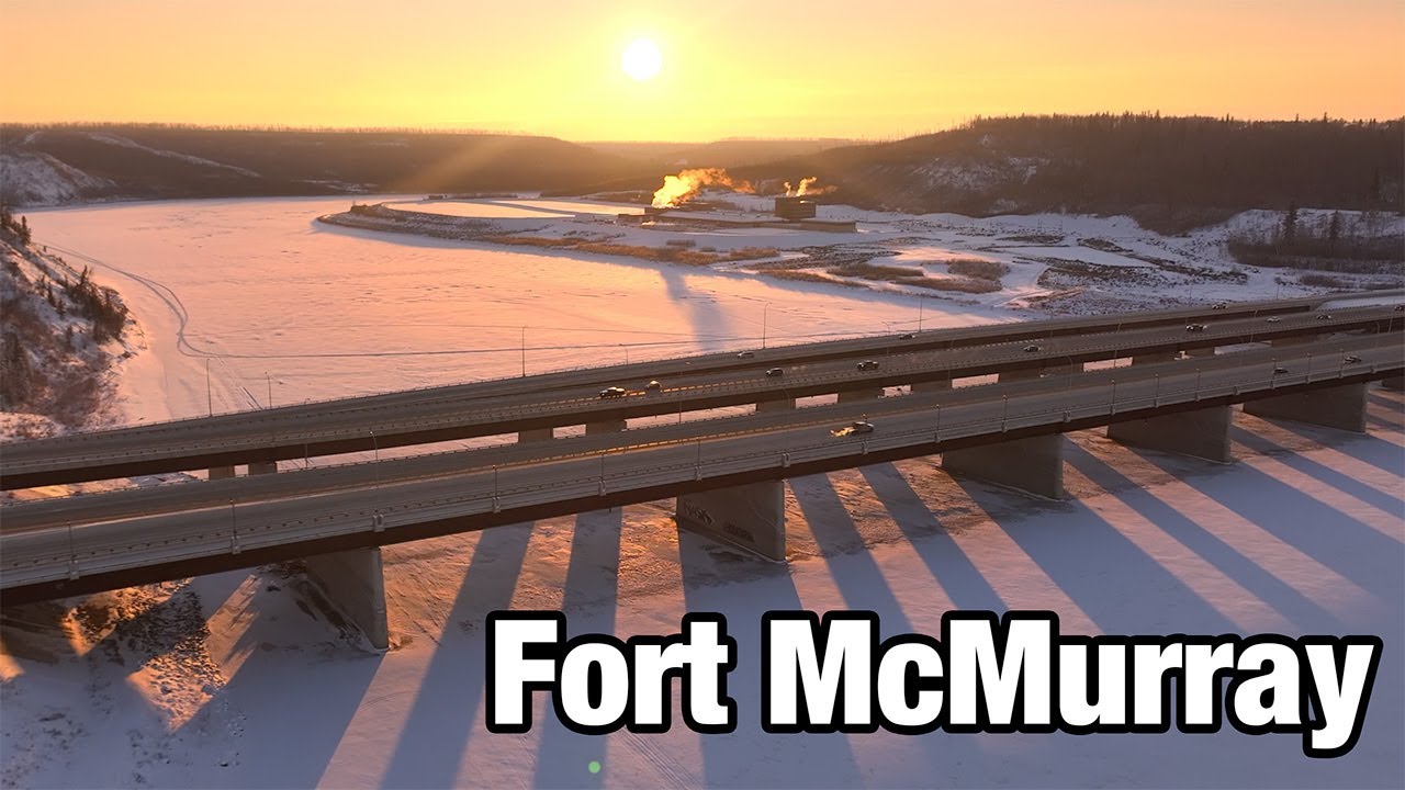 Winter Golden Hour, Fort McMurray Downtown - YouTube