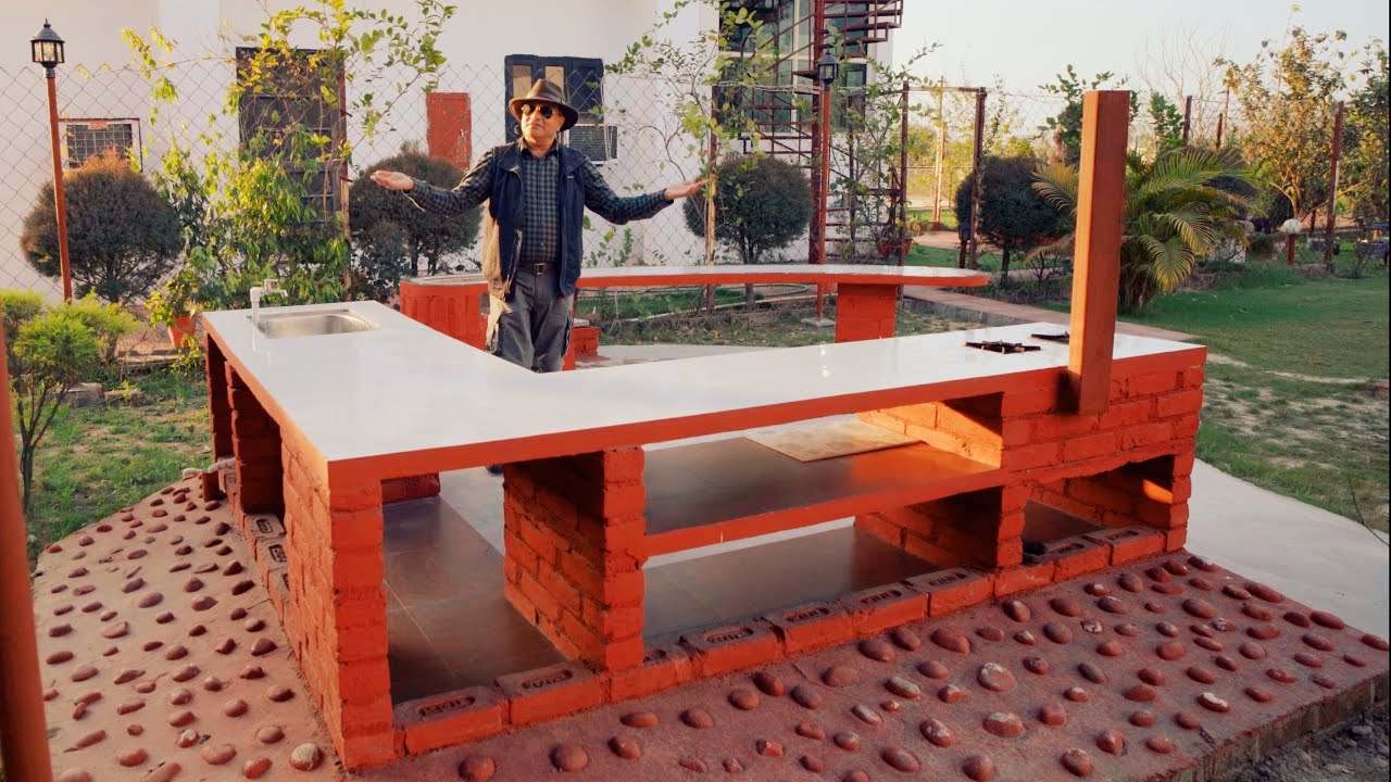 How to Build a Multifunctional & Traditional Fire Brick Wood Stove ...