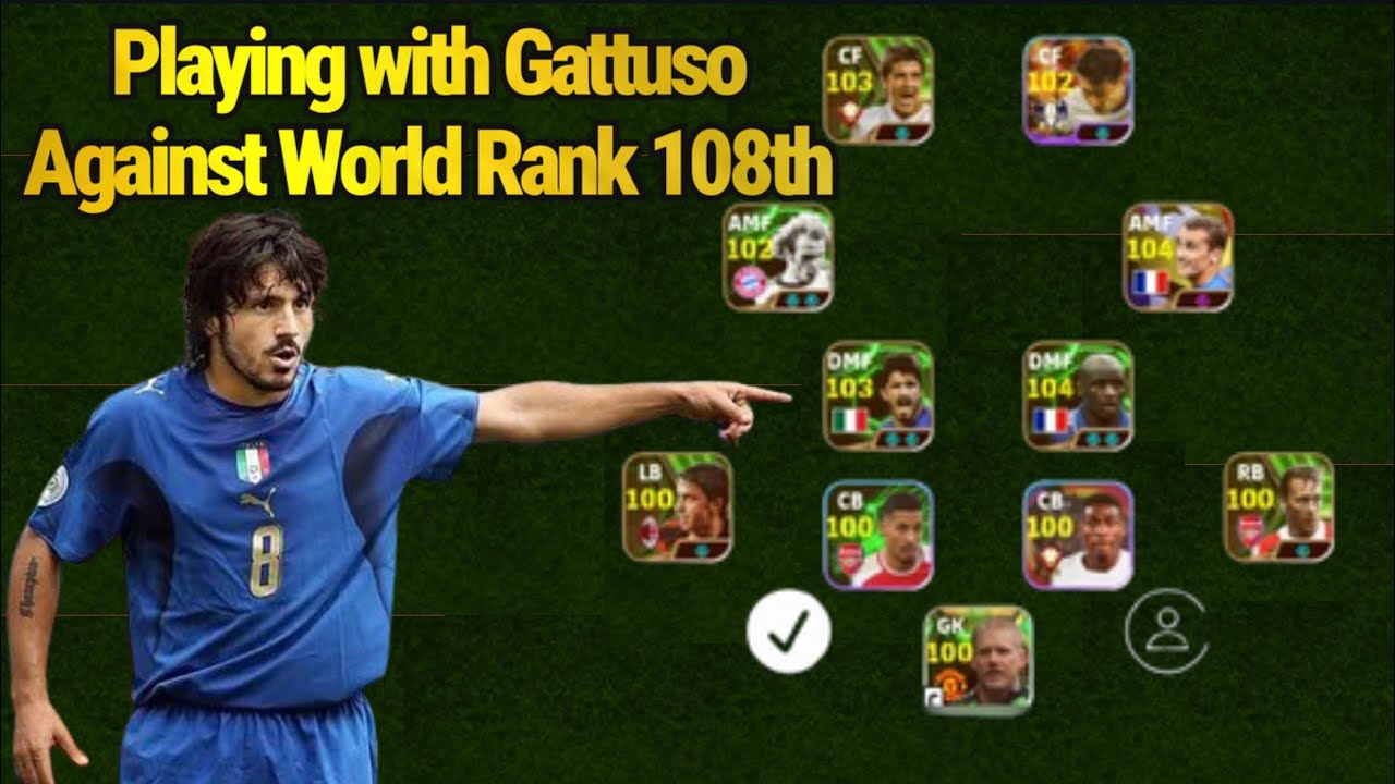 Fortress Gattuso VS World Rank 108th 💀 | Gennaro Gattuso Review ...