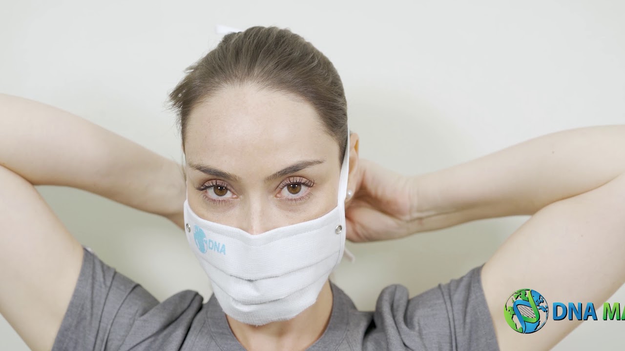 How to wear DNA surgical mask - YouTube