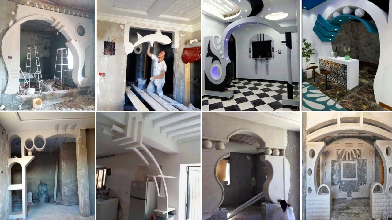 Latest beautiful gypsum arch designs ideas for photos // village ...