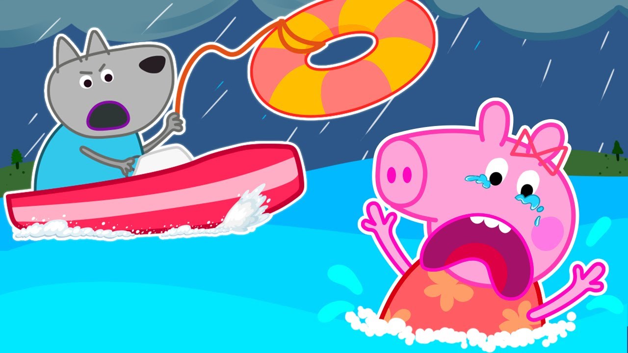 Peppa Pig Needs Help ⚓️ The Flood Came Suddenly 🌧️| Peppa Pig Funny ...