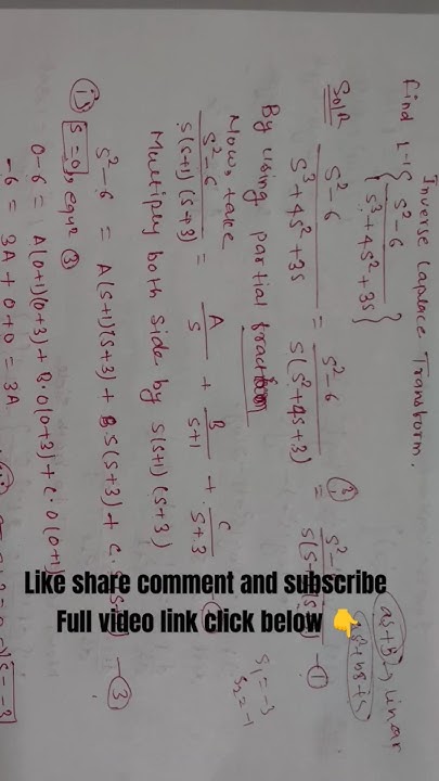 [L6] INVERSE LAPLACE TRANSFORM: SOLVE PROBLEM #4 | ENGINEERING MATHEMATICS-III | BY AJAY ECE ...
