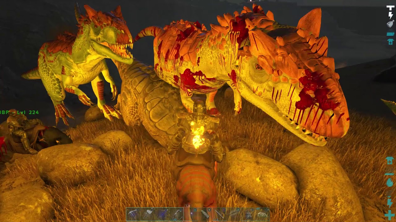 ALPHA MOSASAUR + FIRST CAVE! Lynx Crew Play Ark Ragnarok: Part 4 - YouTube