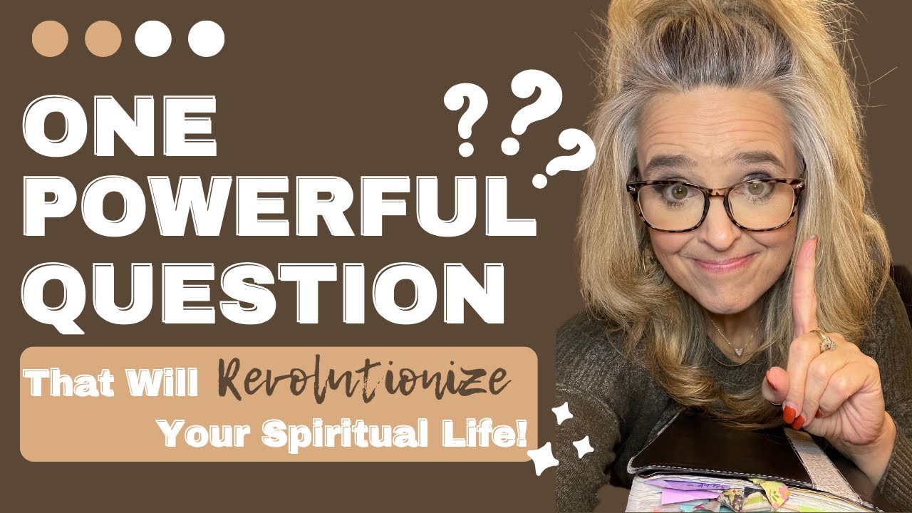 One Powerful Question To Ask God - YouTube