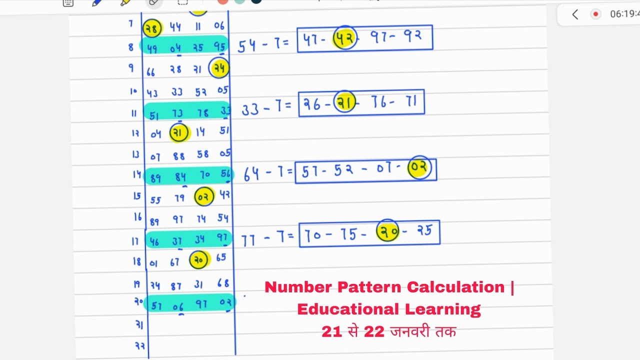 Number Pattern Calculation | Educational Learning - YouTube