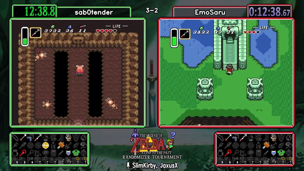sab0tender vs EmoSaru. ALTTPR Tournament Spring 2018 - YouTube