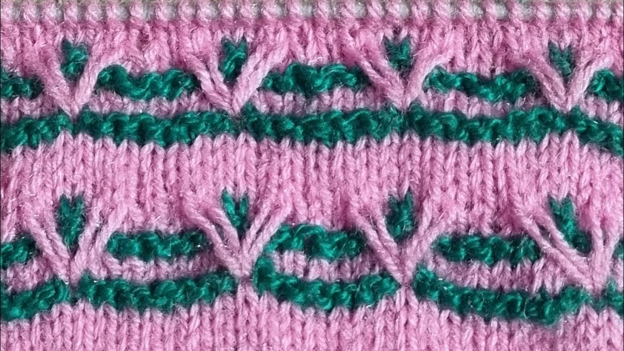 Two color stitch pattern/Sweater knitting pattern/Sweater ki designs ...