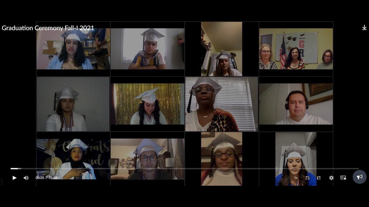 AIM Academy High School Diploma Graduation Fall I 2021 - YouTube