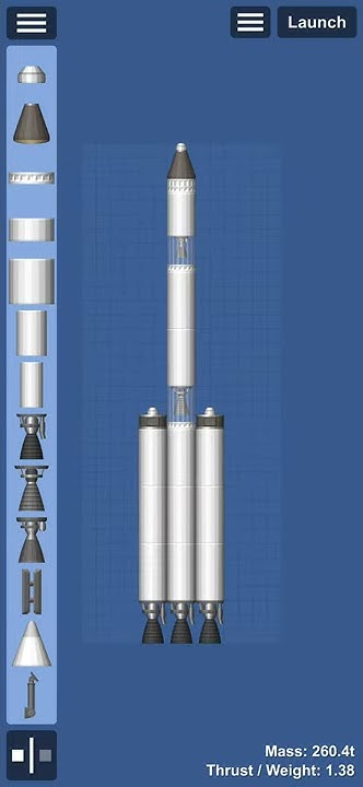How to build a simple rocket in space flight simulator? - YouTube