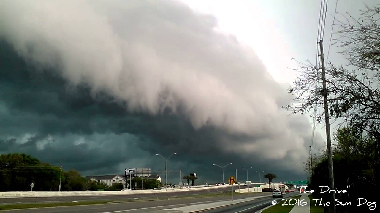 Shelf Cloud Storm in Clearwater, Florida - YouTube