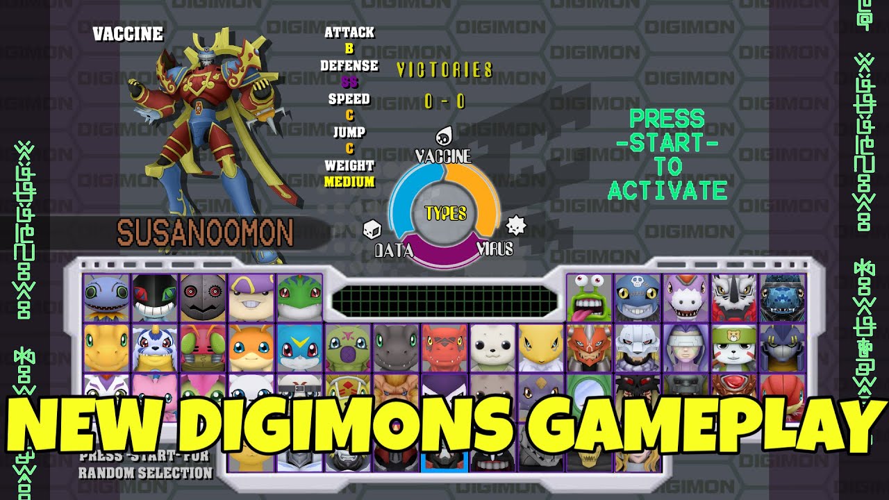 Digimon Rumble Arena : HD Remake PC Version 1.0 New Digimons Gameplay ...