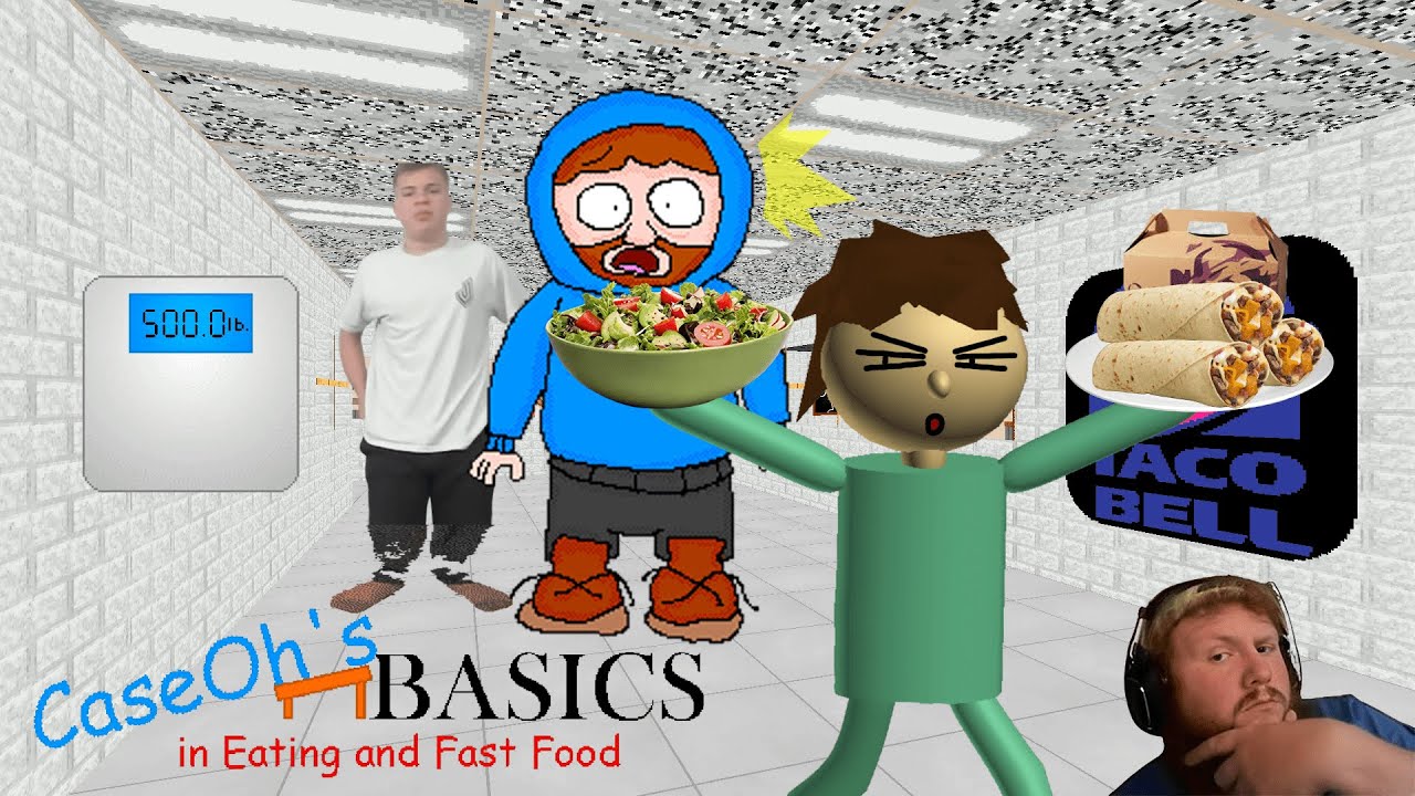 CaseOh is on Diet! Baldi's Basics Mod (FULL HD) (No Commentary) - YouTube