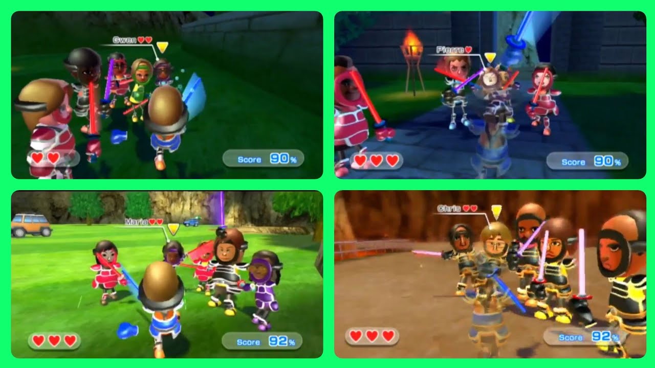 WSR Swordplay Showdown: All Final 5 Miis Compilation - YouTube